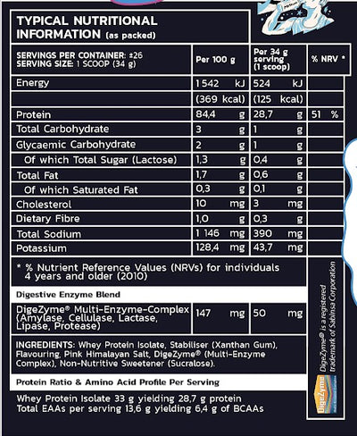 ISO-BRIDGE ULTRA-PURE WHEY PROTEIN ISOLATE – METALAB SUPPS